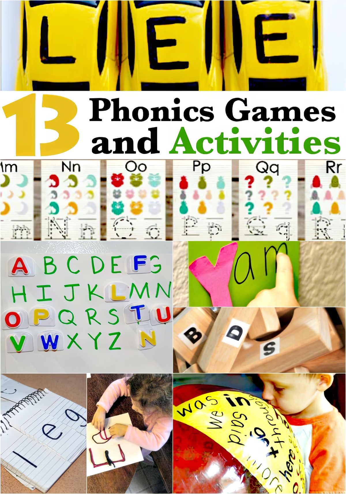 13 Creative Phonics Games and Activities