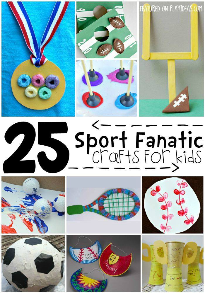 25 Sports Themed Crafts For Kids 25 Sports Themed Crafts For Kids