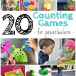 20 Counting Games for Preschoolers